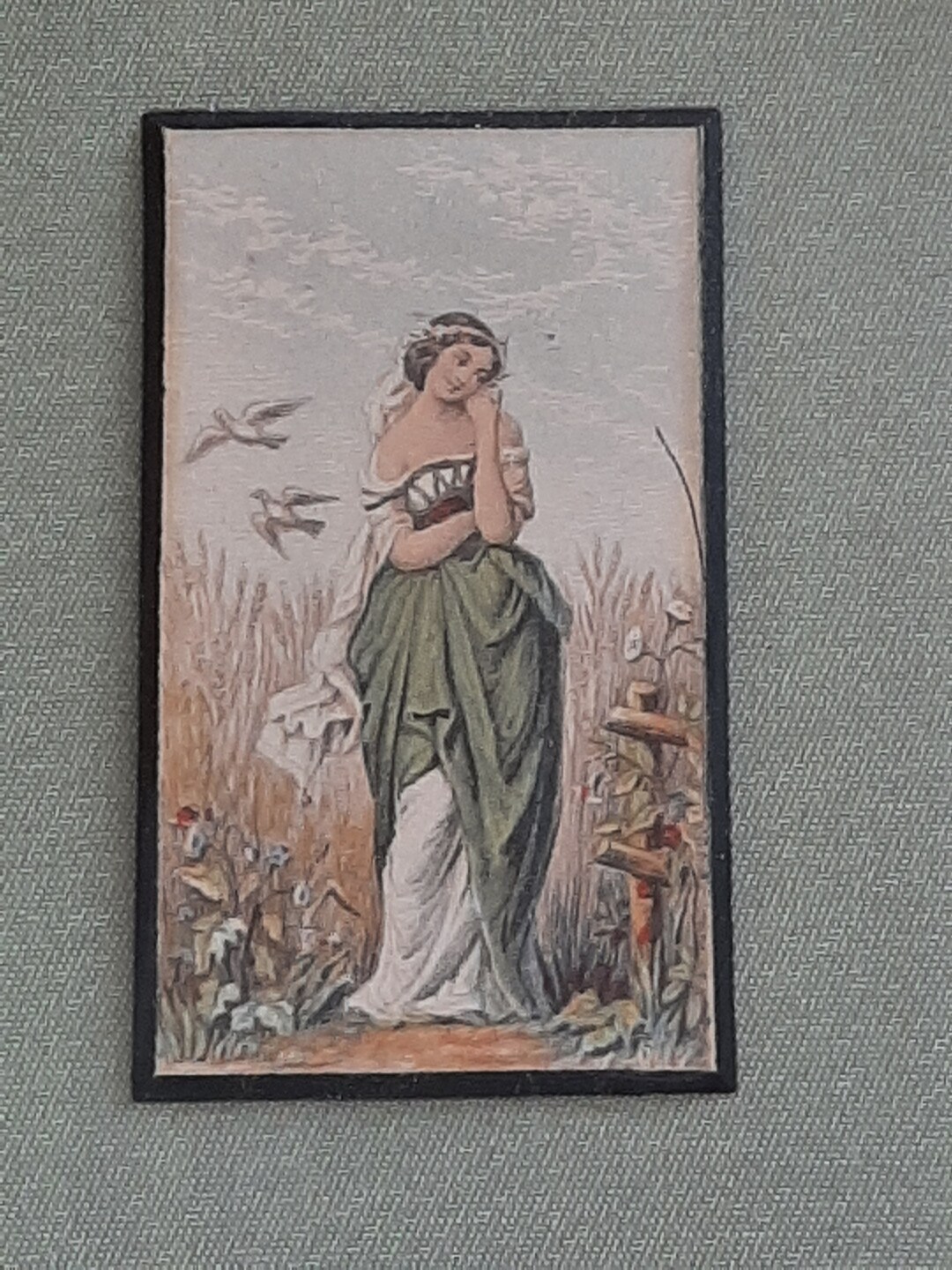 Needle Box Antique George Baxter Needle Box Prints Sold Individually or ...