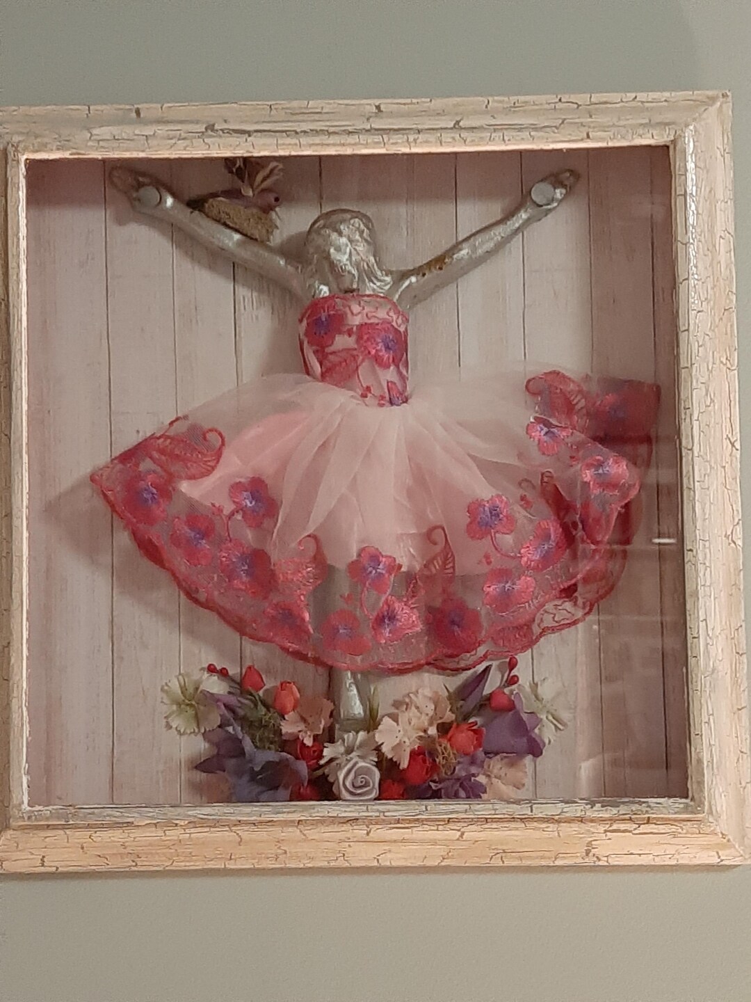 Upcycled Jesus Crucifix Pretty in Pink Jesus Jesus in A Dress Drag ...