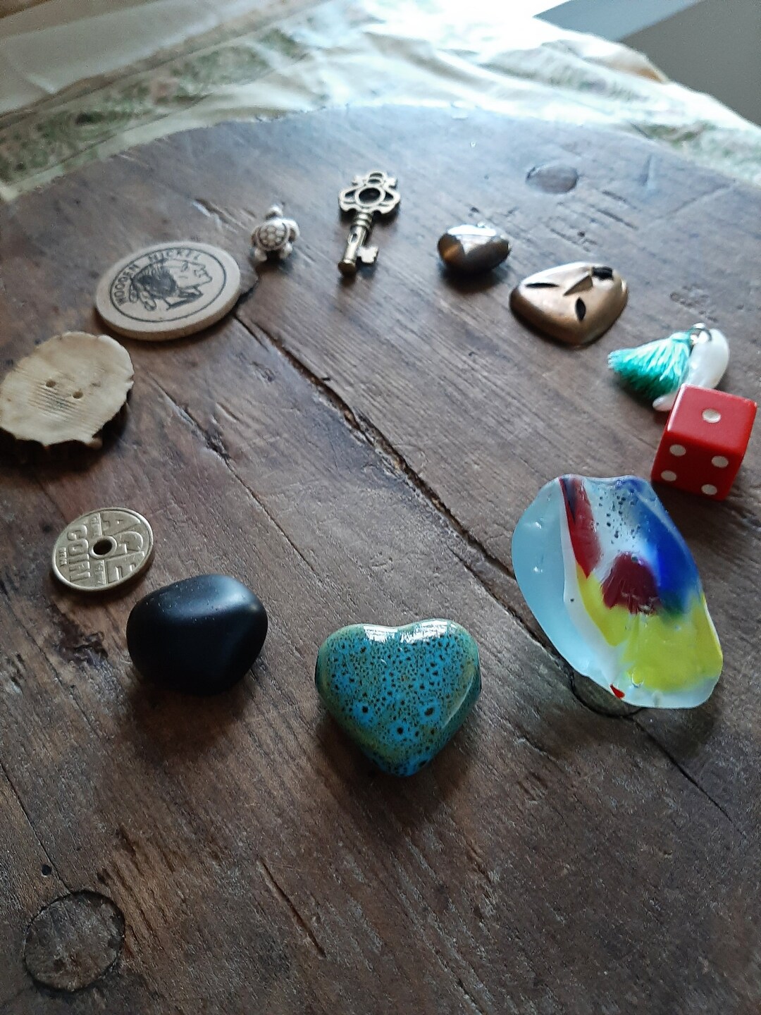 Bone Throwing Kit Spells Witch Pagan Nature Wiccan Stones Coins Wood ...