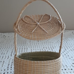 Authentic Native Canadian Hand Woven Basket Made in Alberta Canada ...