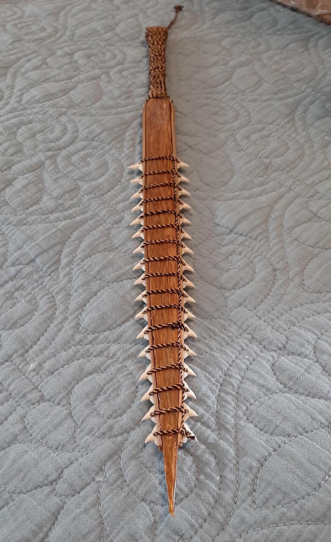 Polynesian Shark Tooth Wall Decoration Pacific Islander Rere Native ...