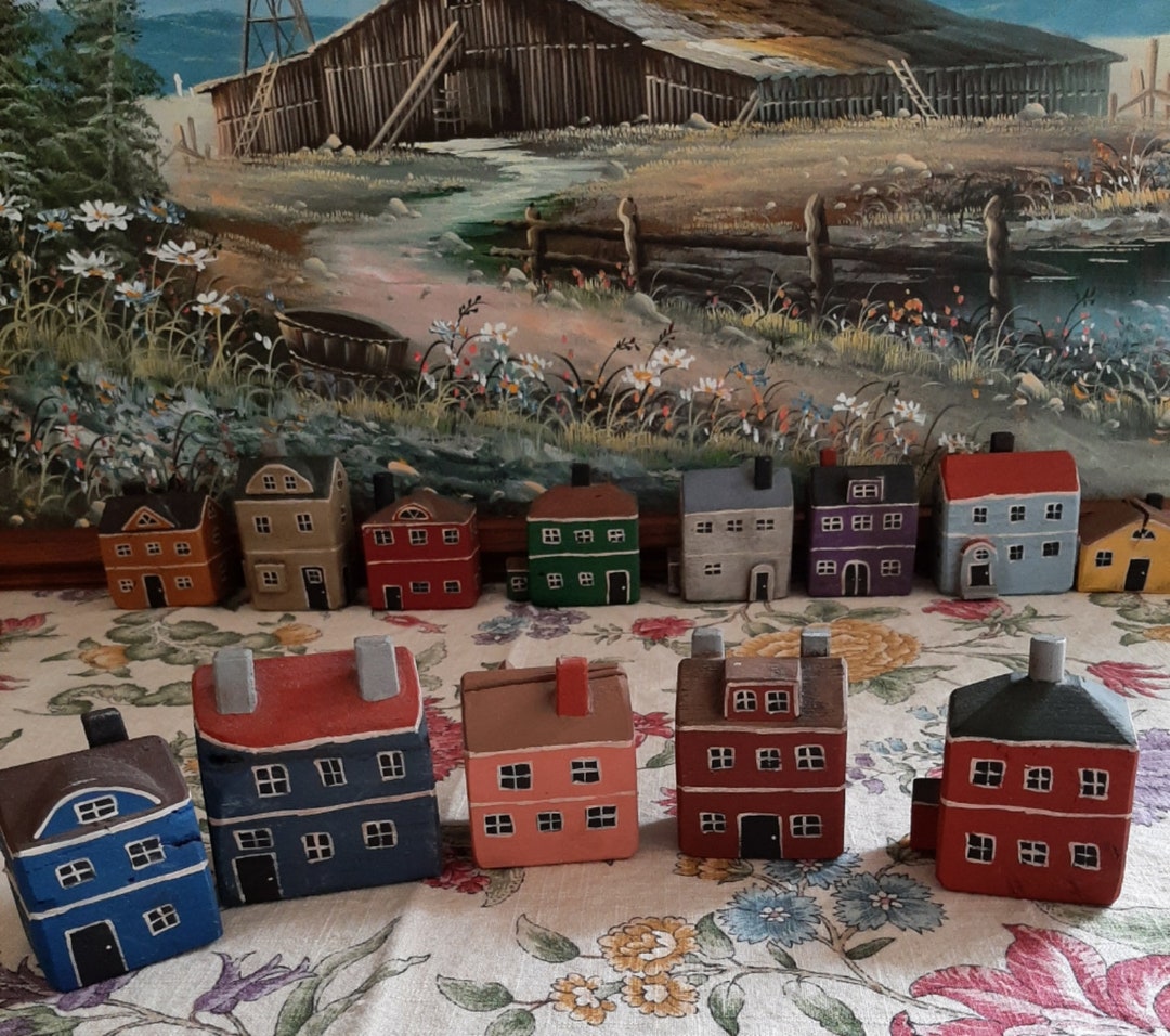 Authentic Nova Scotia Folk Art Little House 25 Plus Years - Etsy