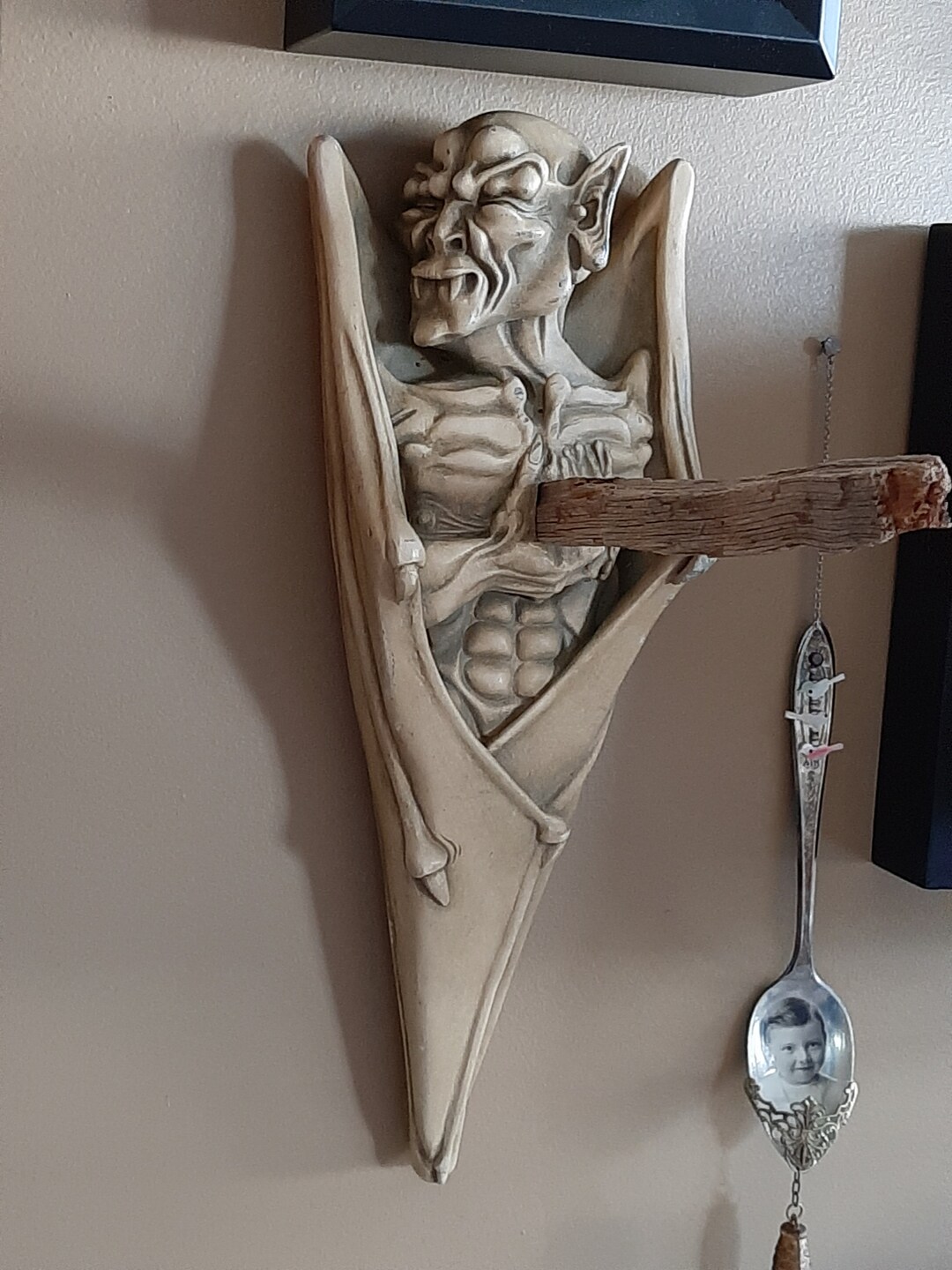 Vampire Wall Sconce Halloween Devine Chandelle Gothic Vampire Wall ...