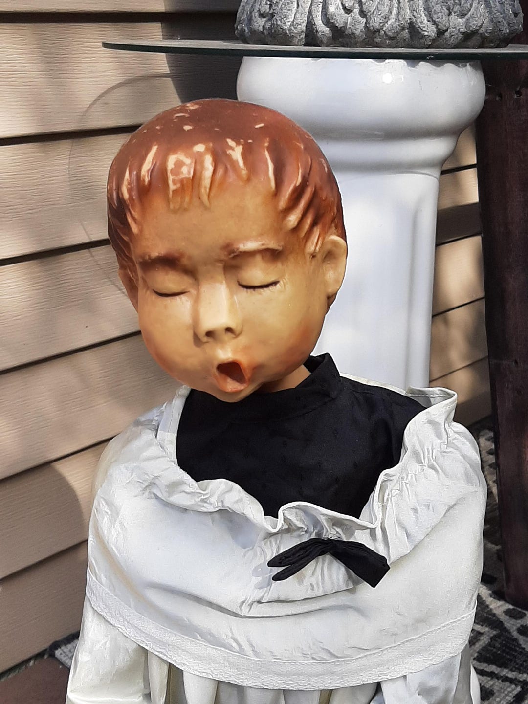 Rare 27 Inch Choir Boy With Traditional Choir Outfit and Hand Crafted ...