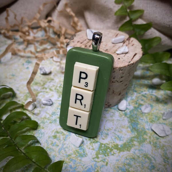 Scrabble Pendant - Etsy
