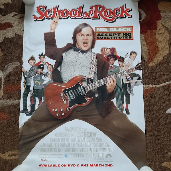 School of Rock Movie Poster - Etsy