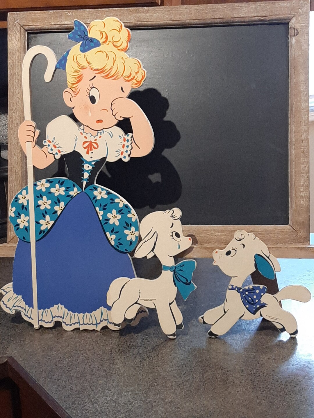 Little Bo Peep Pin up Cut Out. Mother Goose Pin Ups by the Dolly Toy Co ...