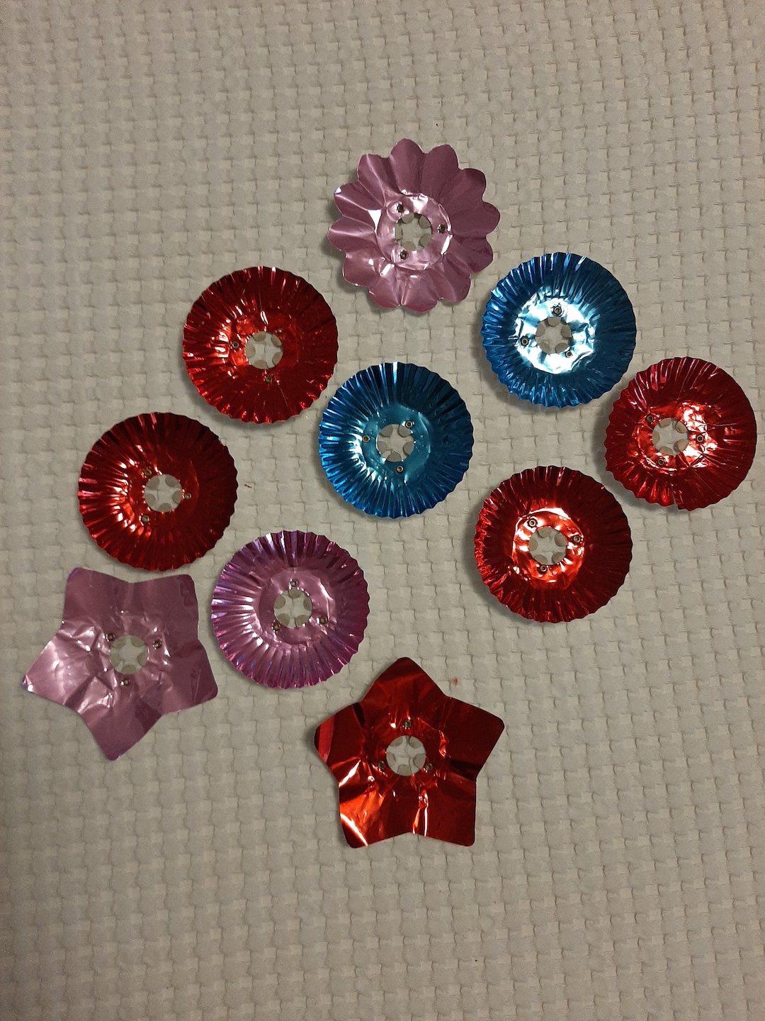 Vintage Foil Light Candle Reflector Ornaments 12 for the Price of 10 ...