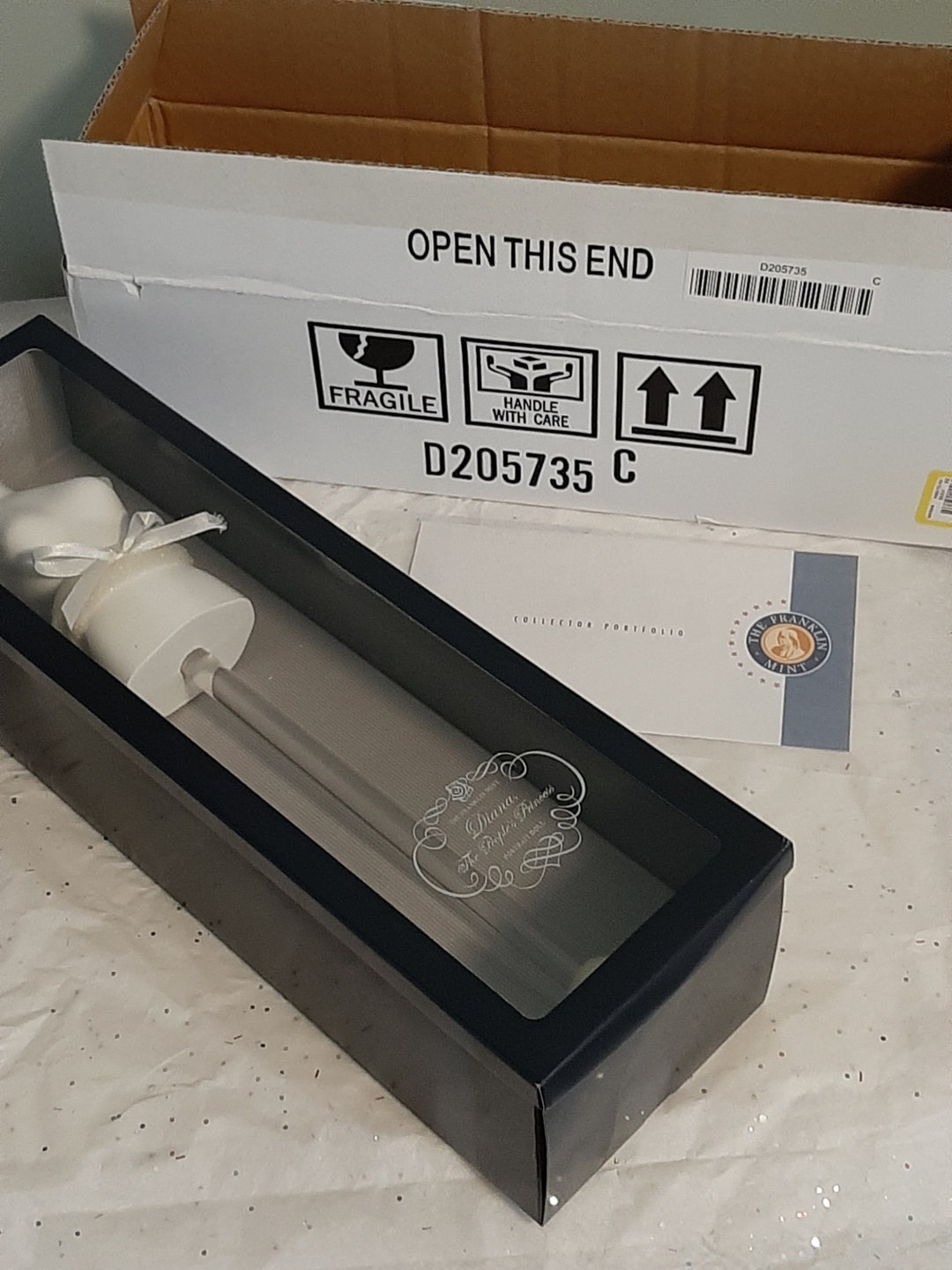 Authentic Franklin Mint's Princess Diana Dress Form Mannequin Letter of ...