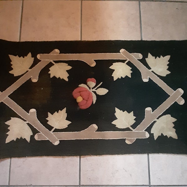 Hooked Wool Rug - Etsy