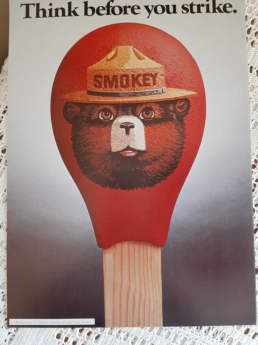 Vintage No Longer in Print Smokey Bear Posters Only You Can Prevent ...