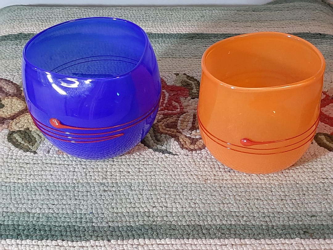 Art Glass Bowls Glass Vase Office Desk Accessories Art Glass Candy Bowl ...