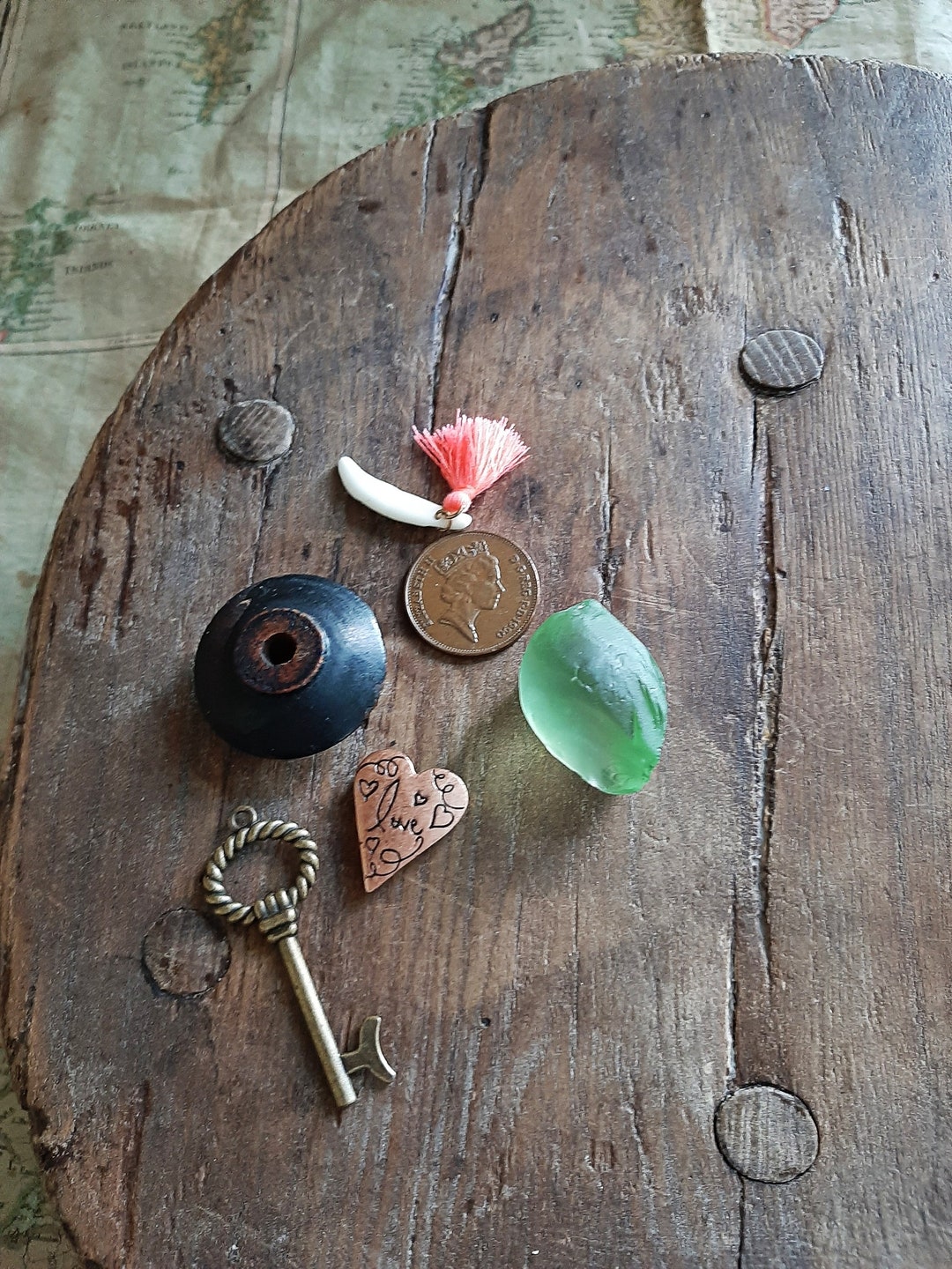 Bone Throwing Kit Spells Witch Pagan Nature Wiccan Stones Coins Wood ...