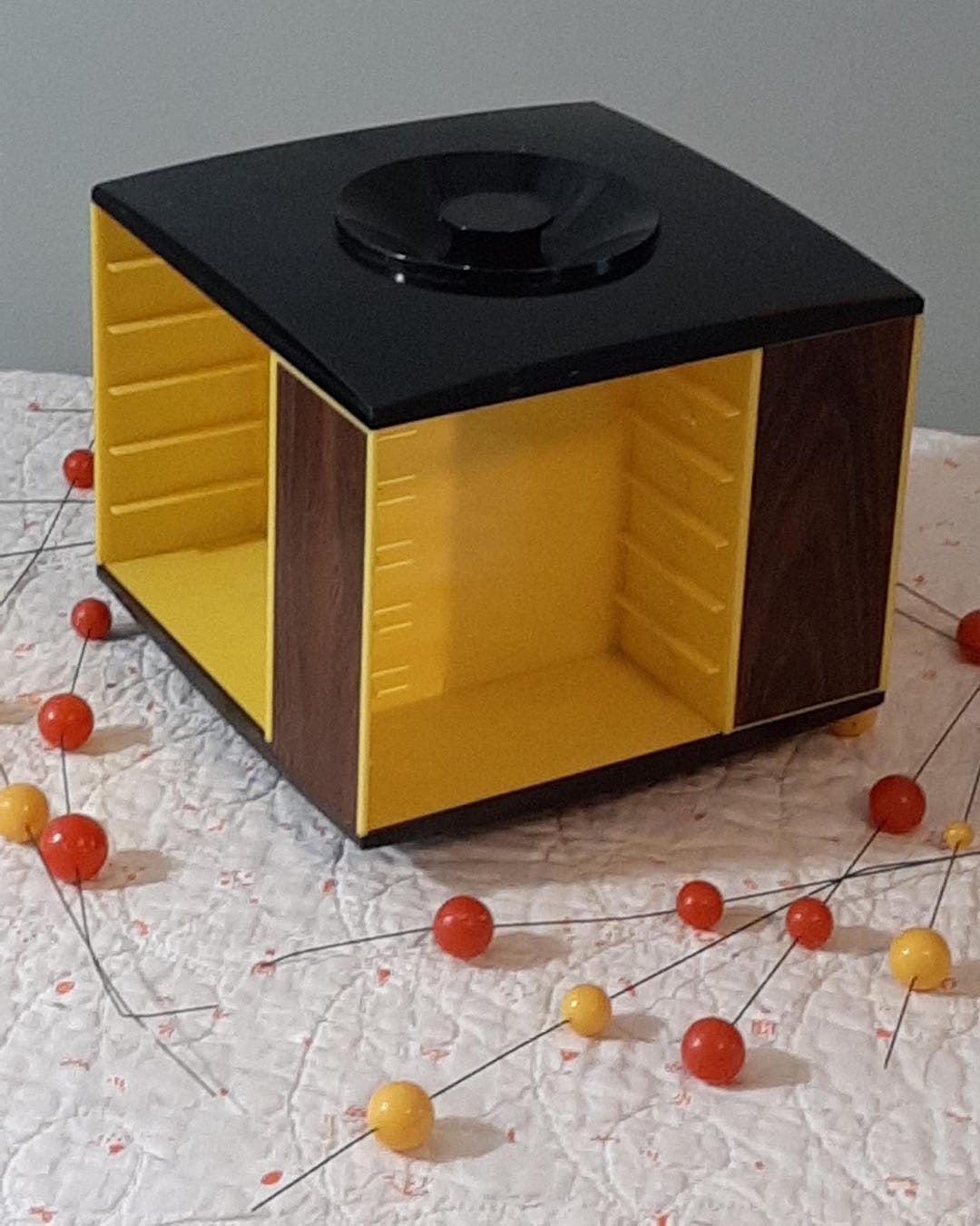 Vintage Cassette Tape Storage Unit Hold and Organize Your Cassette ...