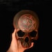 Babalon Skull Thelema Crowley Babalon Sigil Altar Tool Witch Home Decor ...