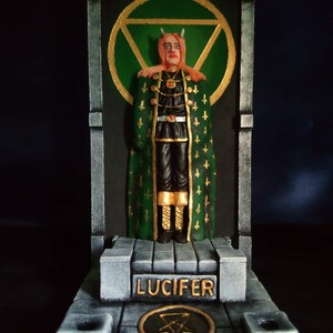 Lucifer Sigil Statue Demon Altar Decor Ritual Tool Spell Witchcraft ...