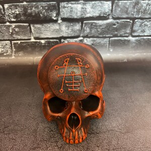 Ipos Goetia Skull Demon Ritual Altar Solomon Demonology Altar ...