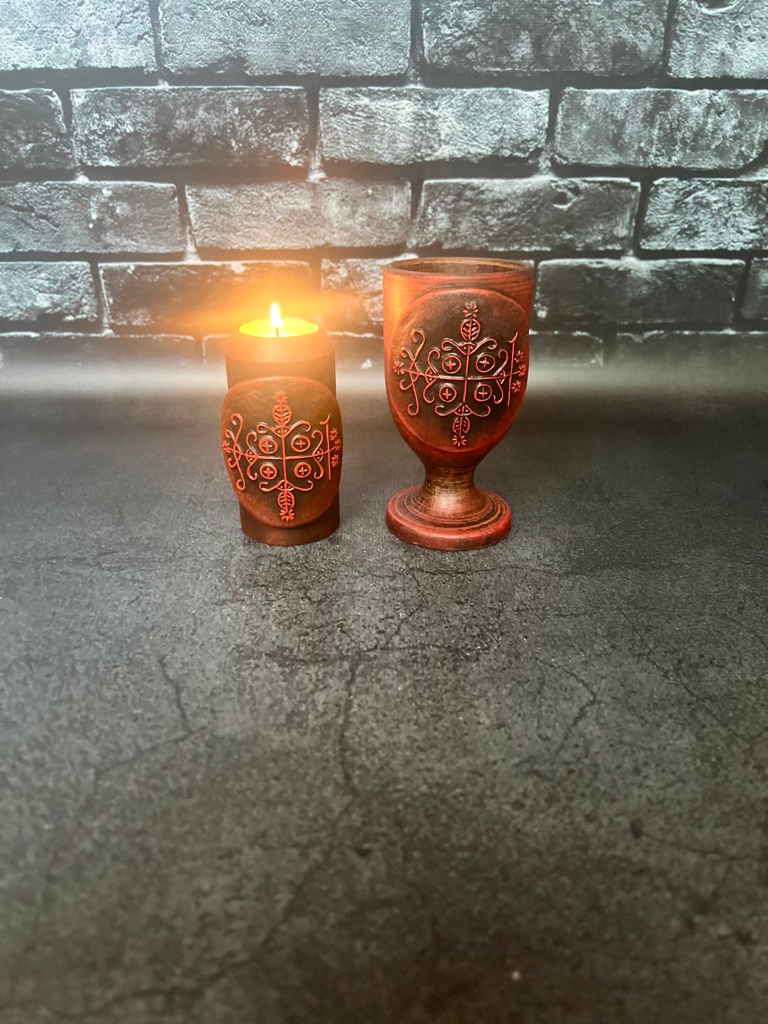 Papa Legba Altar Ritual Set Voodoo Magic Occult Attribute Handcrafted ...