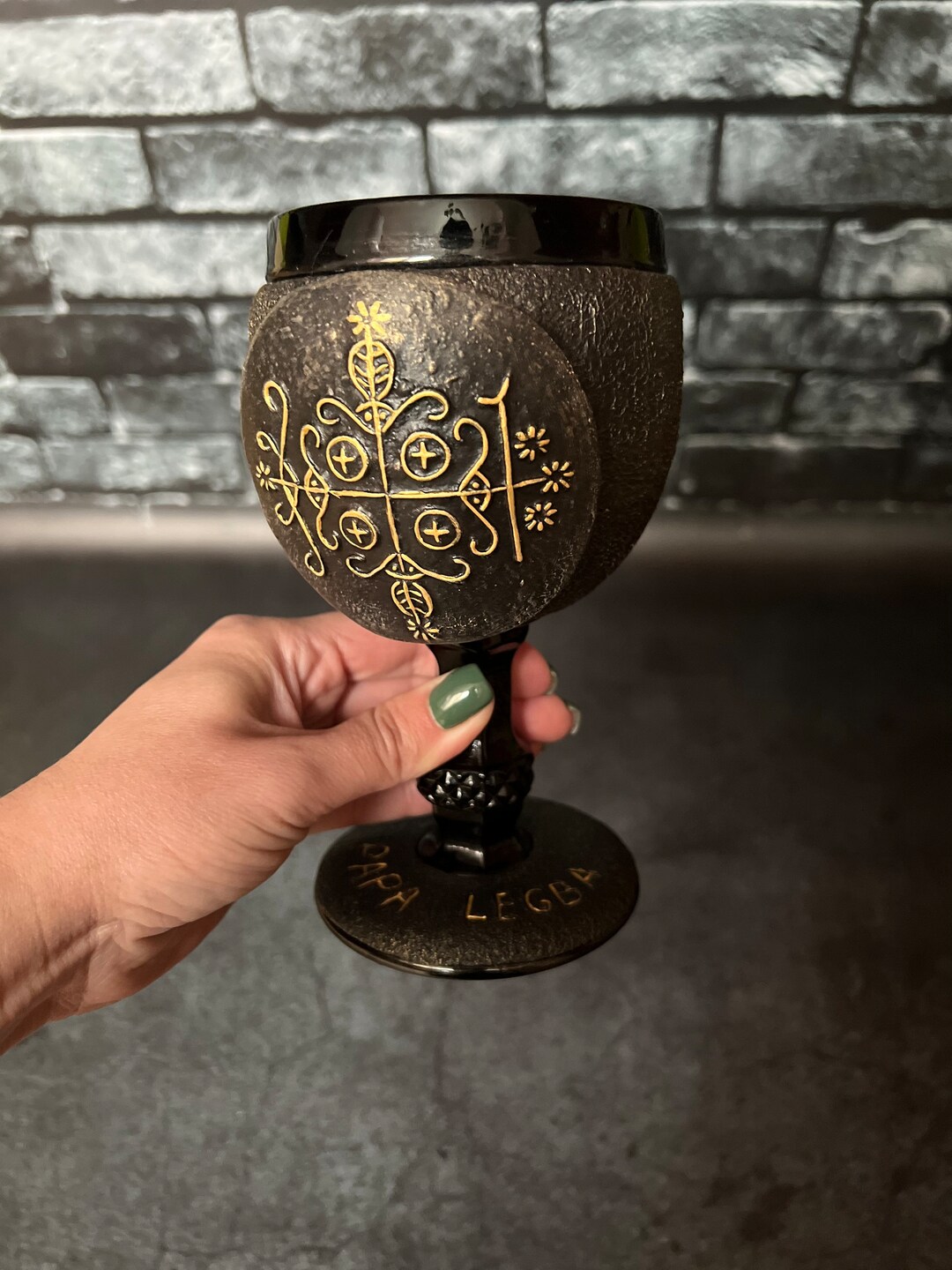 Papa Legba Cup Voodoo Symbol Ritual Altar Tool Occult Altar - Etsy
