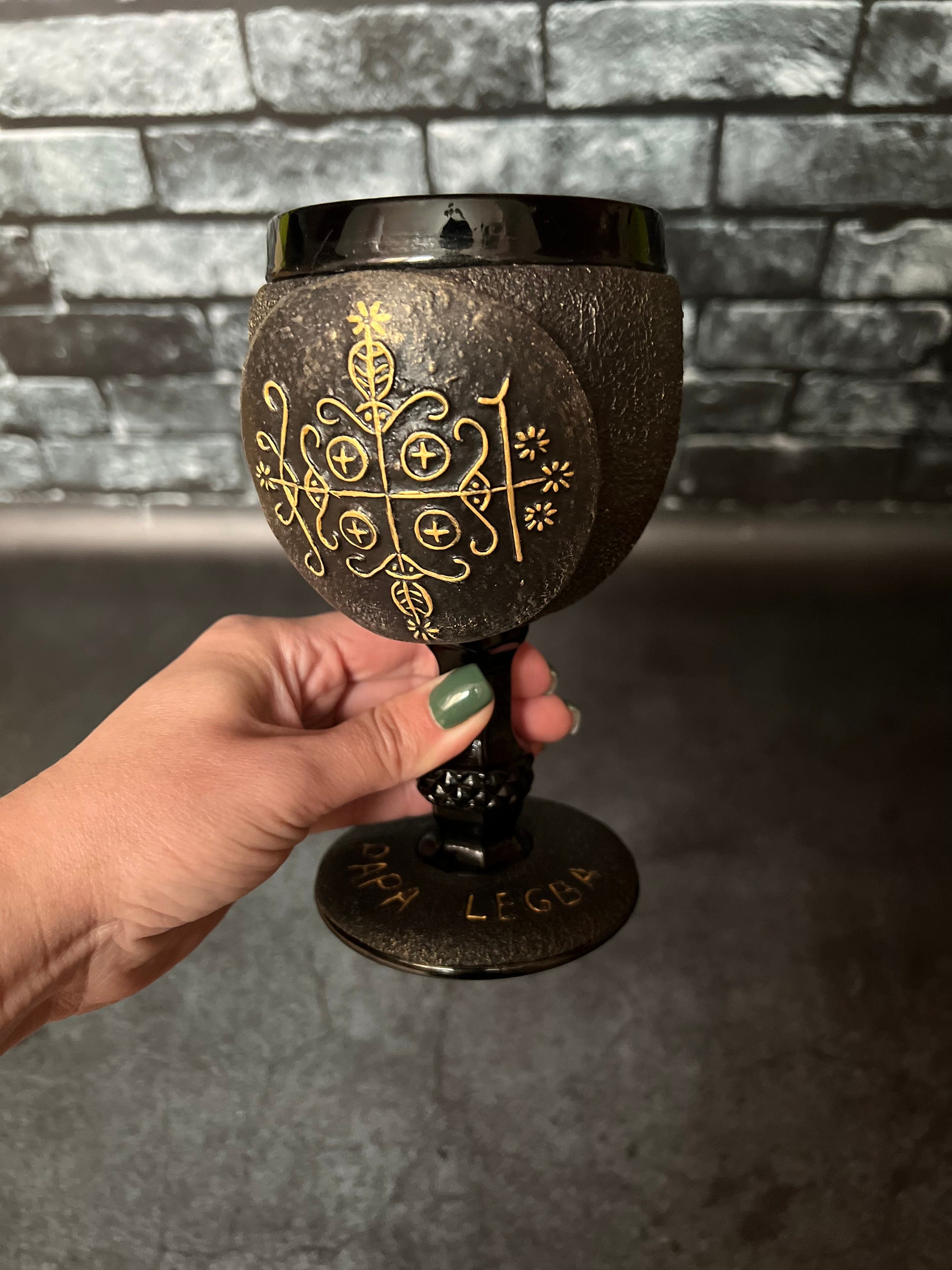 Papa Legba Cup Voodoo Symbol Ritual Altar Tool Occult Altar - Etsy