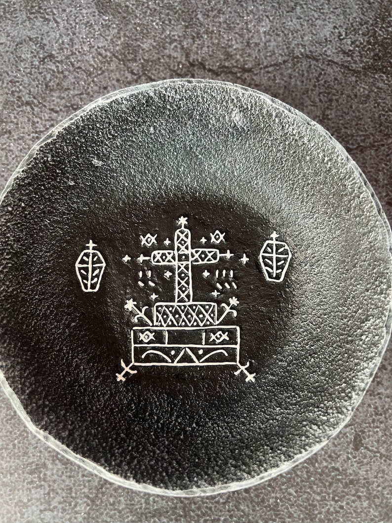 Voodoo Baron Samedi Altar Ritual Offering Bowl - Etsy UK