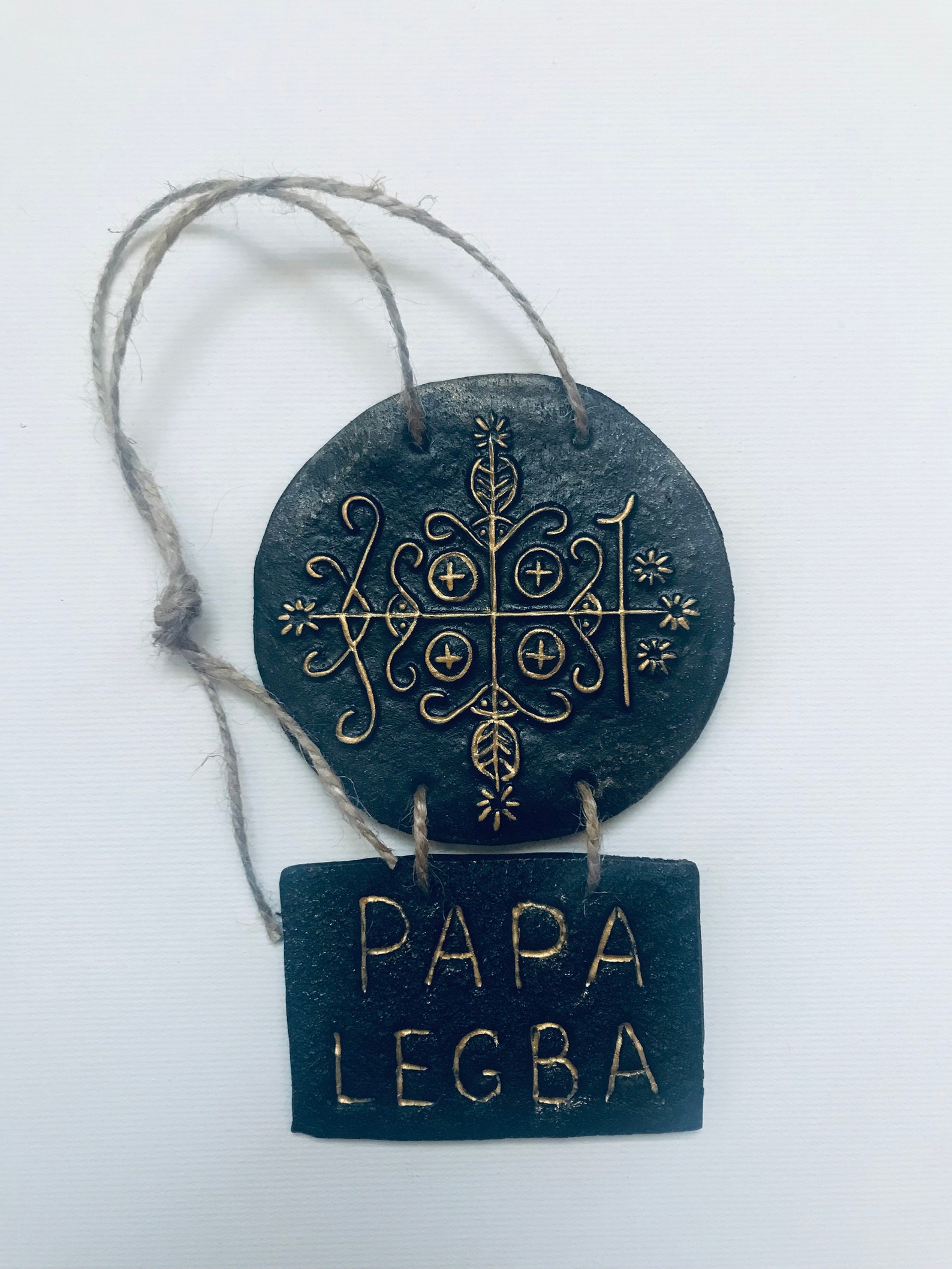 Papa Legba Wall Decor Voodoo Symbol Occult Altar Altar Tool - Etsy