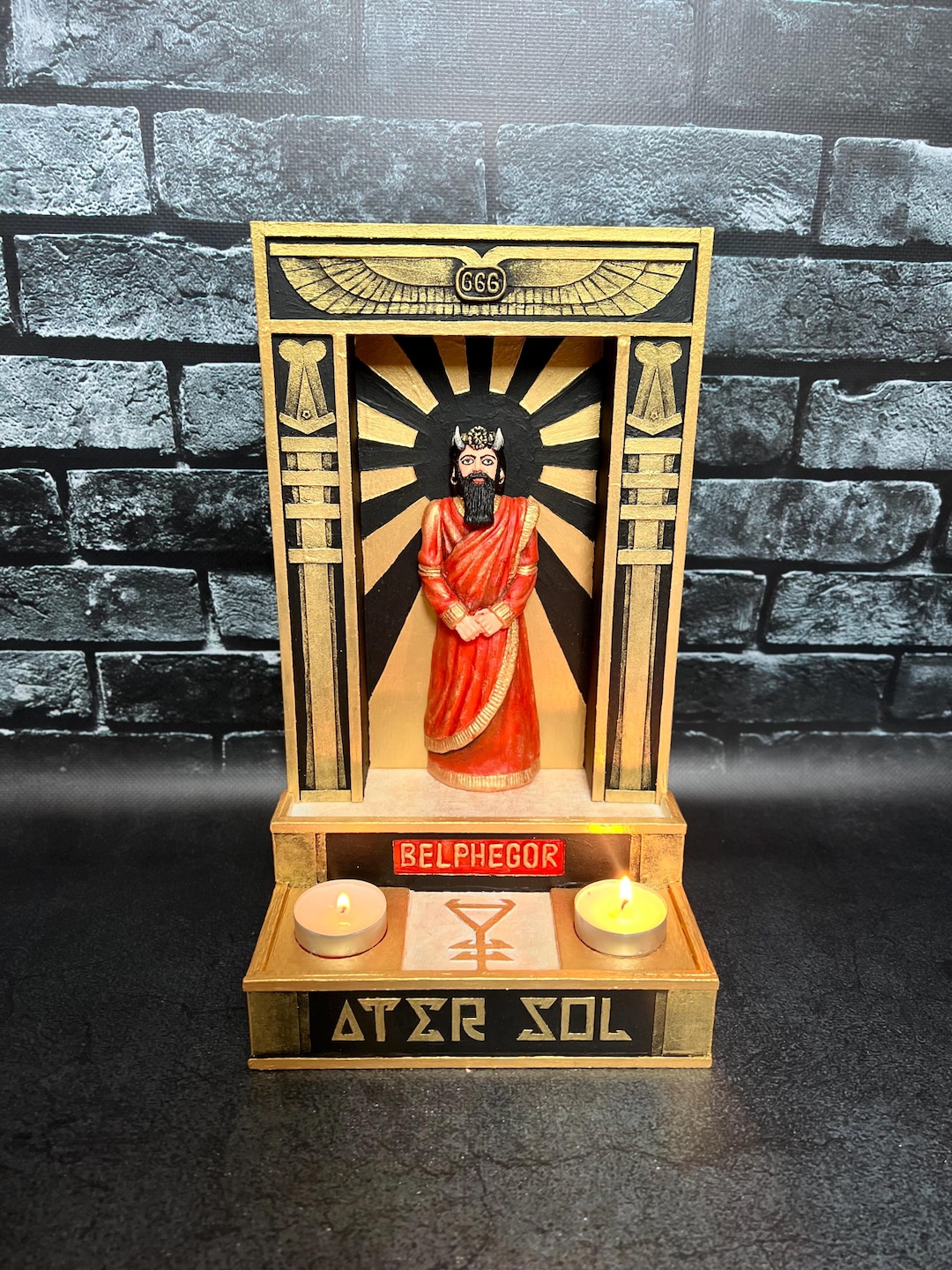 Belphegor Altar Statue Demonology Ritual Tool Occult Art Decor Handcrafted - Etsy