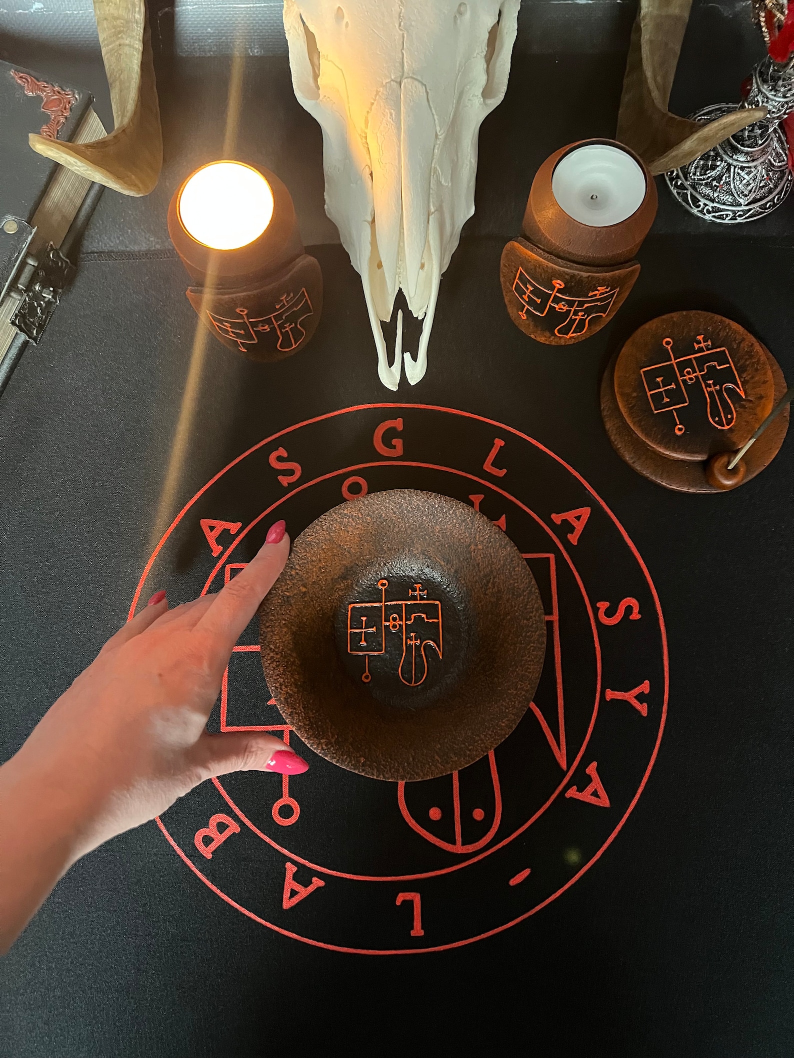 Glasya Labolas Goetia Offering Bowl 72demon Plate Ritual Altar Solomon ...
