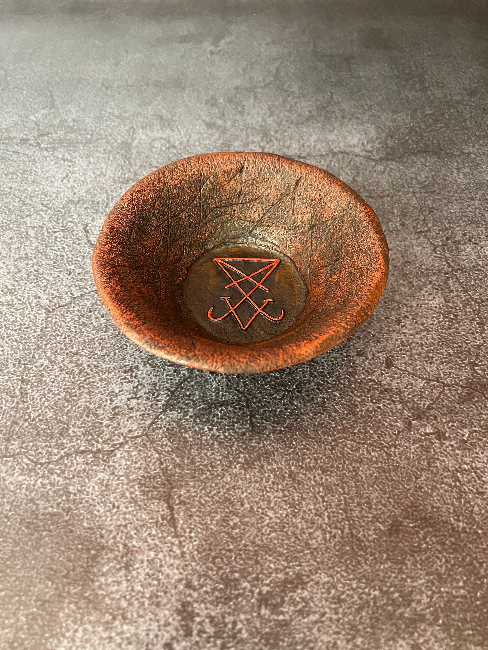 Lucifer Offering Bowl Witch Home Decor Occult Altar Altar - Etsy