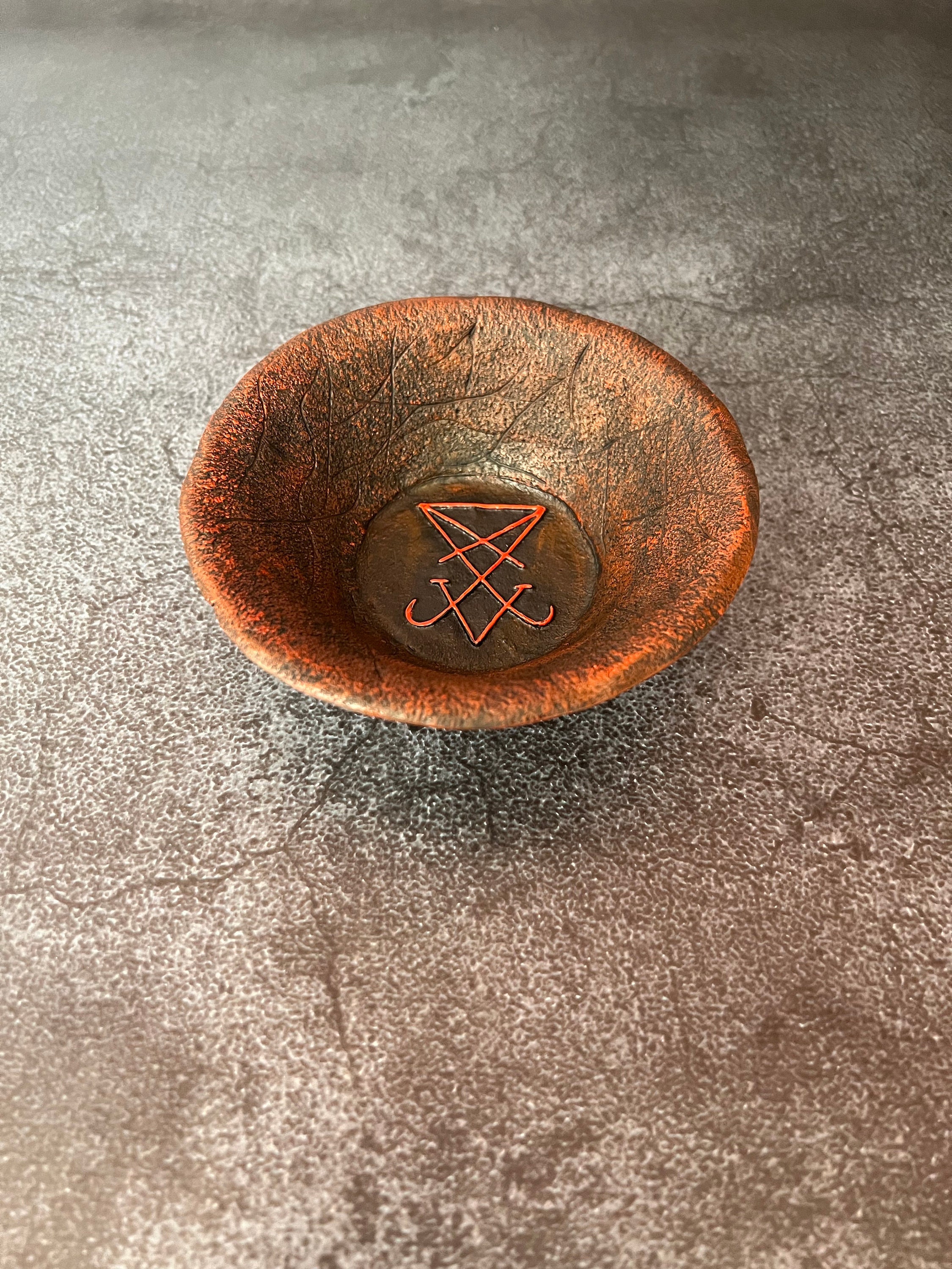 Lucifer Offering Bowl Witch Home Decor Occult Altar Altar - Etsy