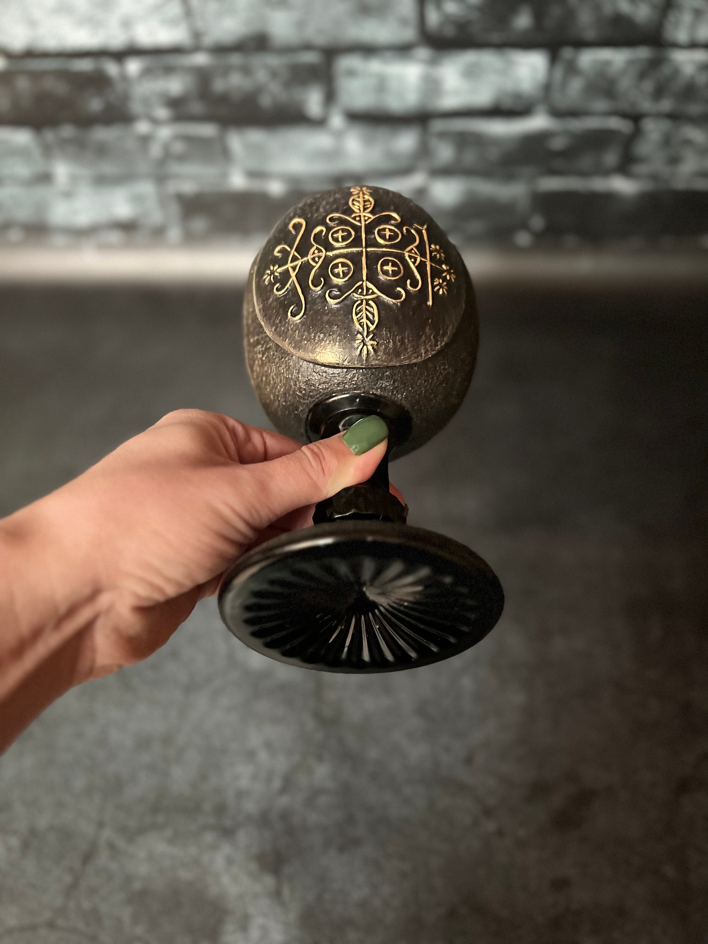 Papa Legba Cup Voodoo Symbol Ritual Altar Tool Occult Altar - Etsy