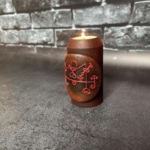 Beleth Goetia Demon Sigil Altar Ritual Candlestick Solomon Magic ...