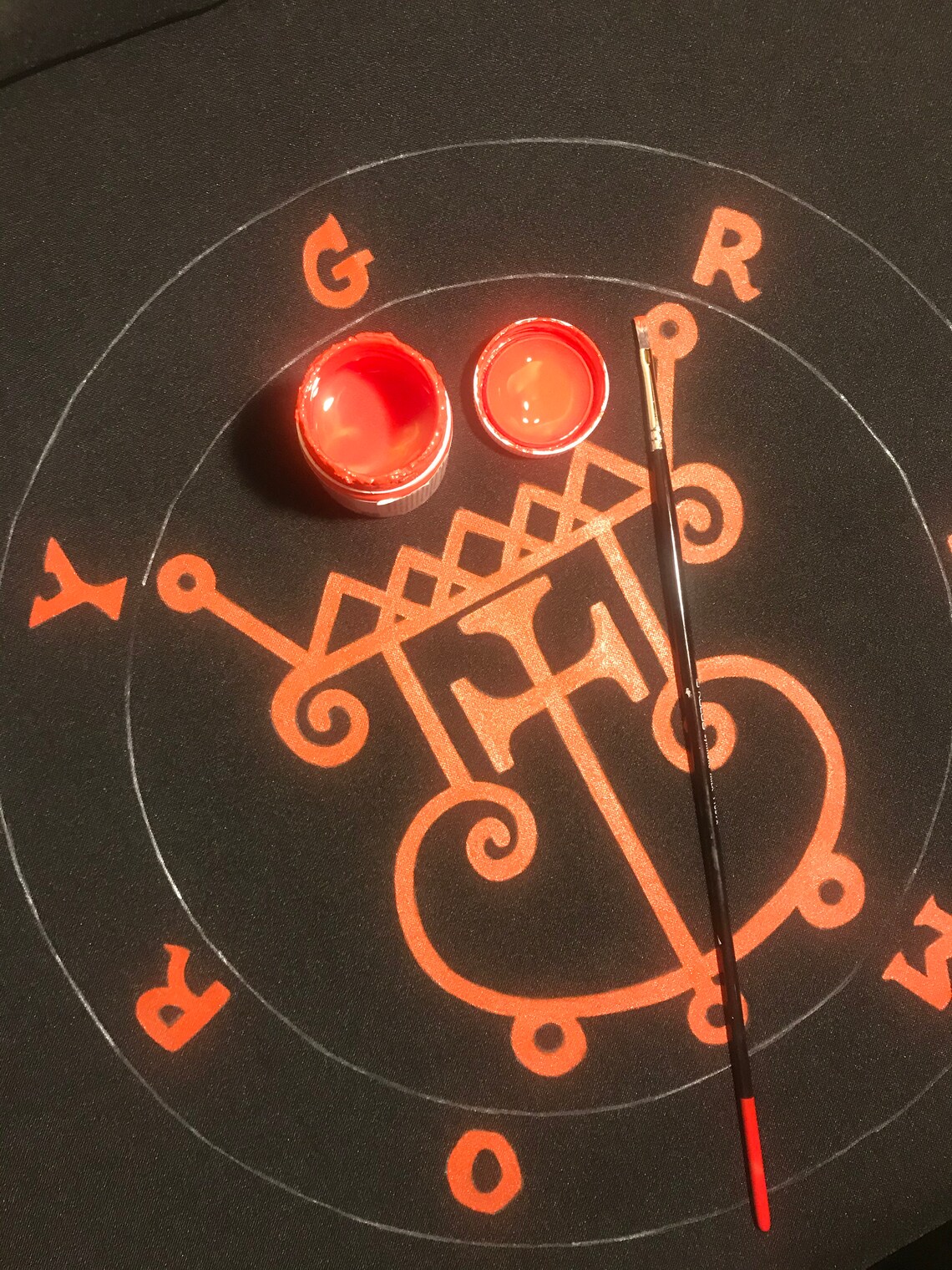 Gremory Tablecloth Goetia Demon Sigil Altar Tool Occult Altar - Etsy