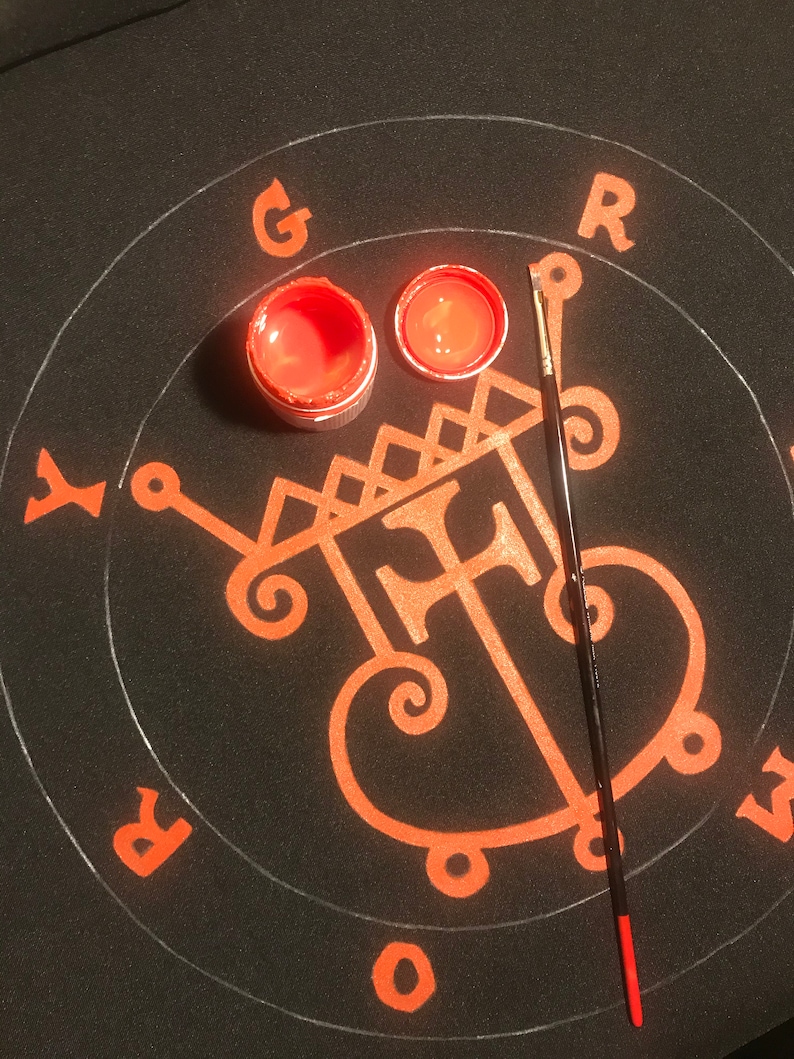 Gremory Tablecloth Goetia Demon Sigil Altar Witchcraft Supplies Sorcery ...