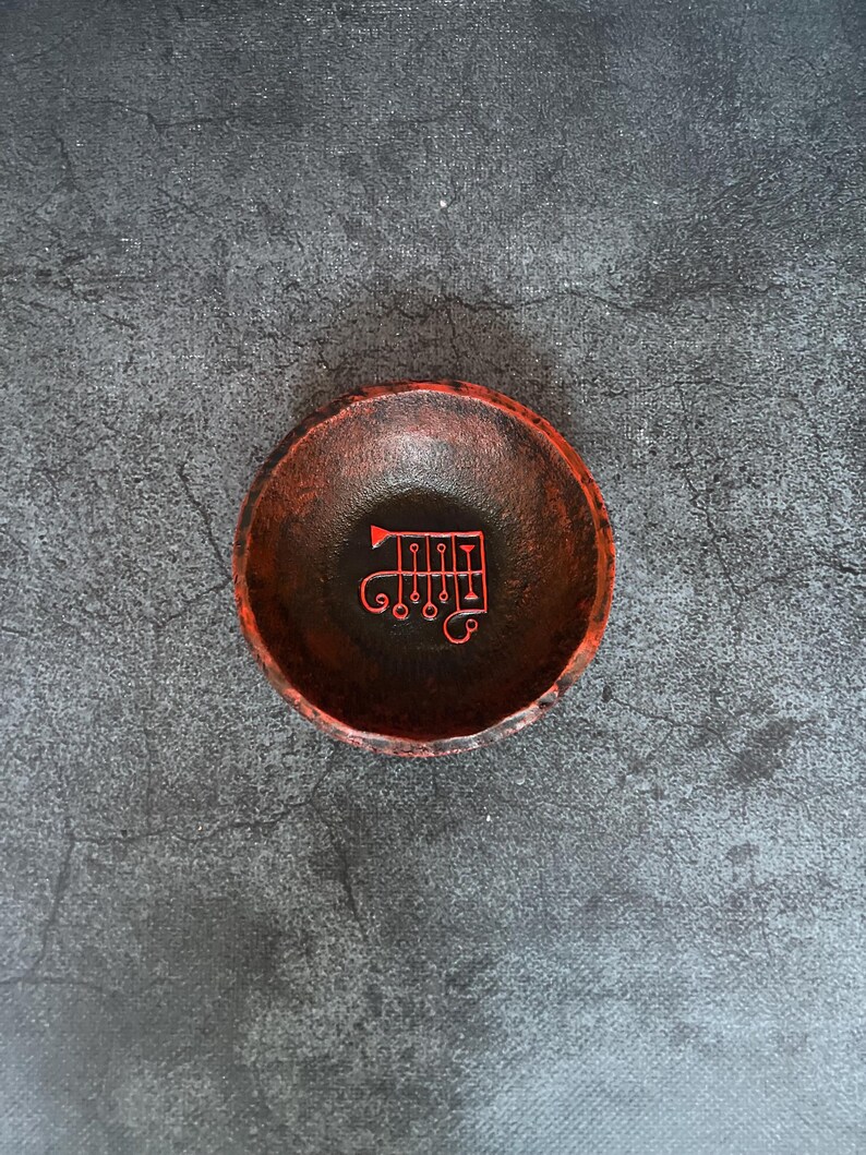 Lesser Key Solomon Goetia Ronove Sigil Altar Offering Bowl - Etsy UK