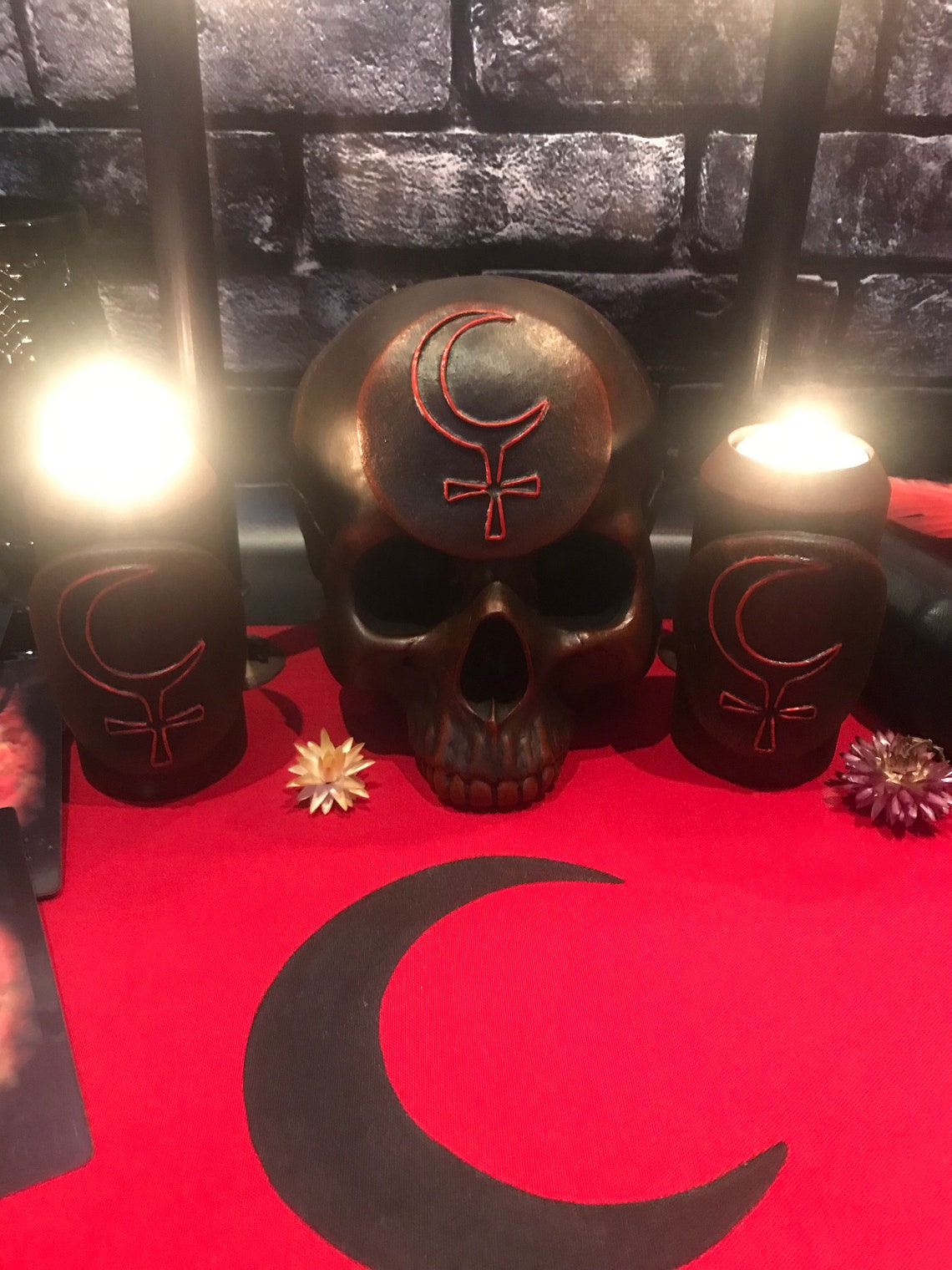 Lilith Sigil Candlestick Lilith Sigil Witch Altar Tool Altar - Etsy