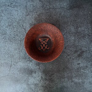 Lucifer Offering Bowl Witch Home Decor Altar Plate Witchcraft Supplies ...