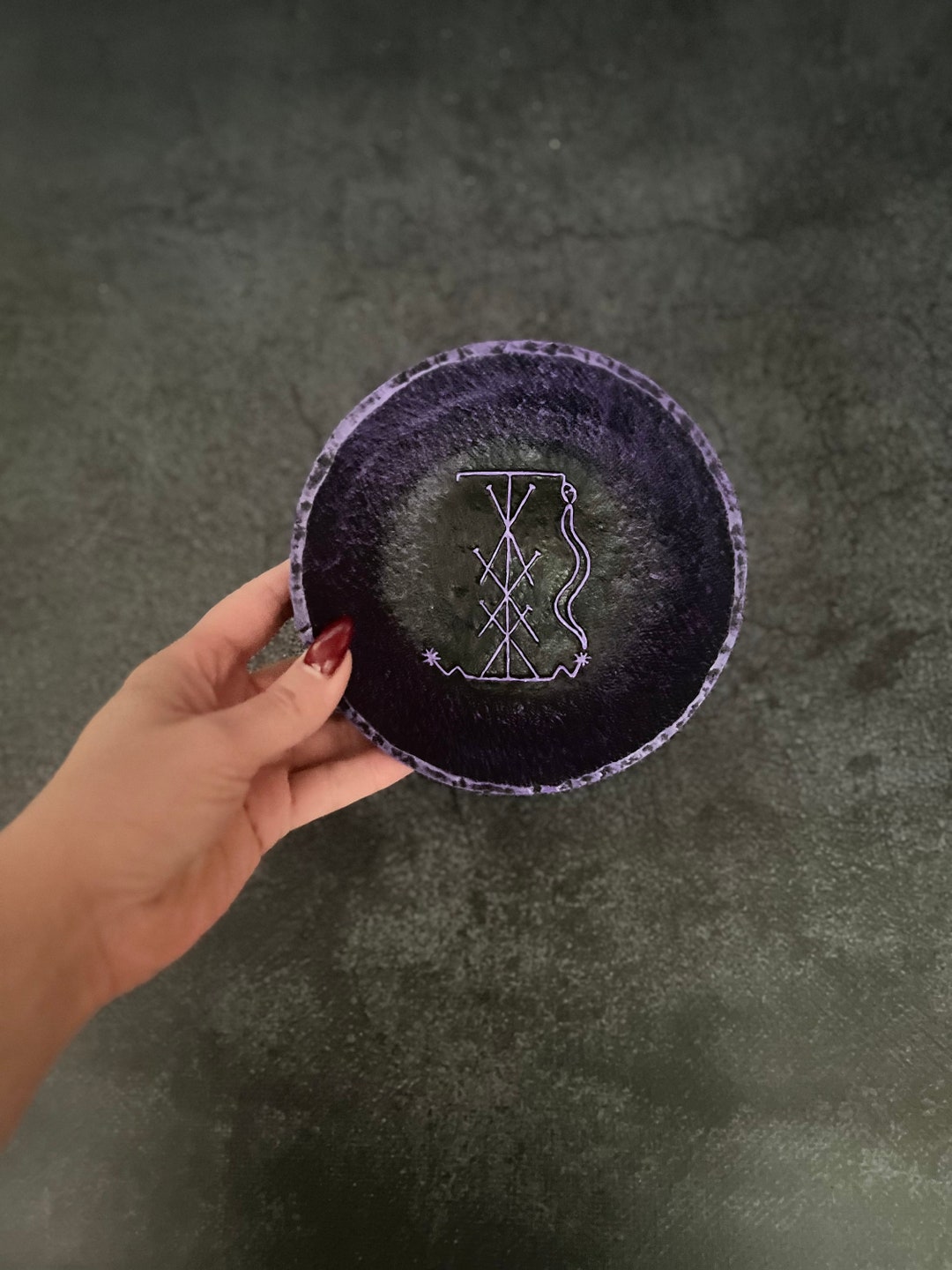 Shango Veve Voodoo Altar Offering Bowl Ritual Tool Witchcraft ...