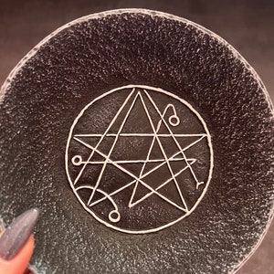 Necronomicon Offering Bowl Altar Plate Witchcraft Supplies Sorcery - Etsy