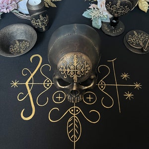 Papa Legba Altar Skull Voodoo Symbol Ritual Witchcraft Supplies Sorcery ...