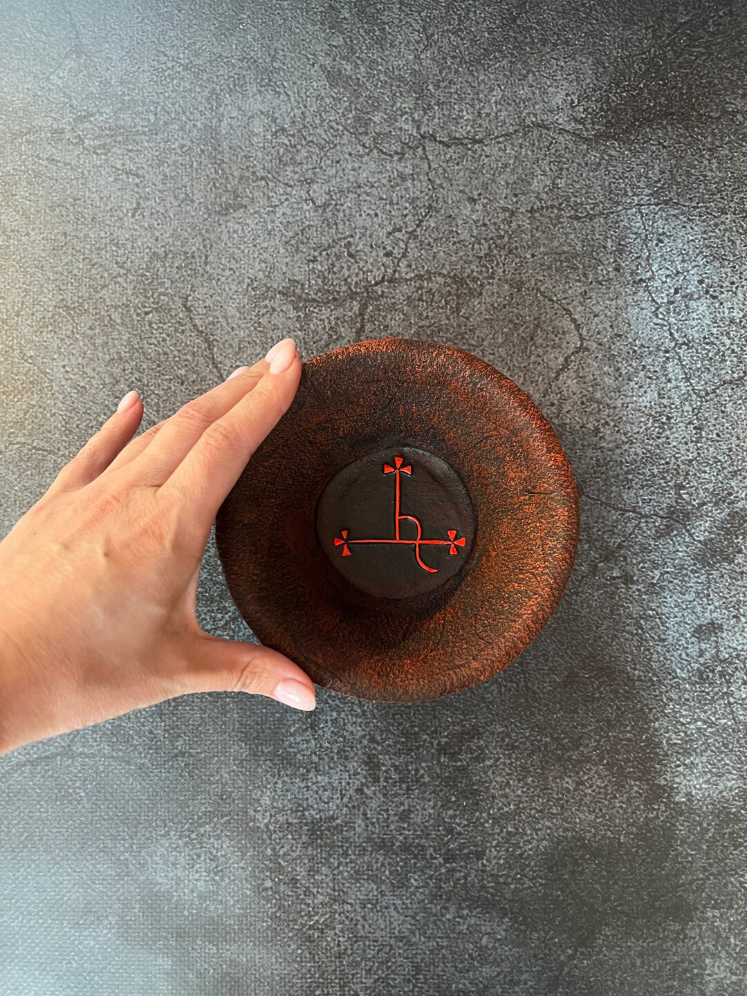 Lilith Offering Bowl Lilith Sigil Plate Witch Altar Altar Witchcraft ...