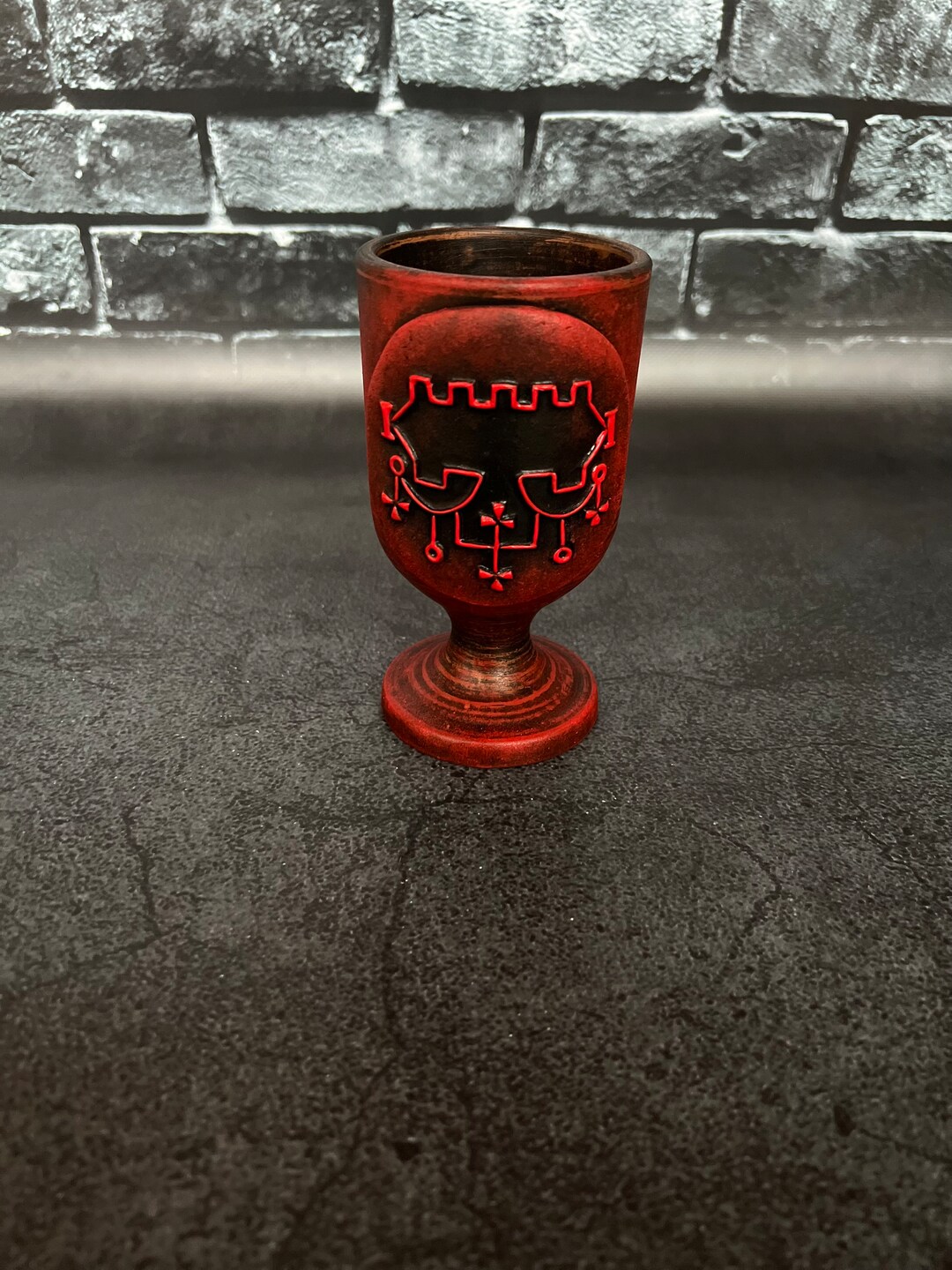 Belial Sigil Ritual Cup Ars Goetia Demon Altar Goblet Small Key Solomon Witchcraft Supplies ...