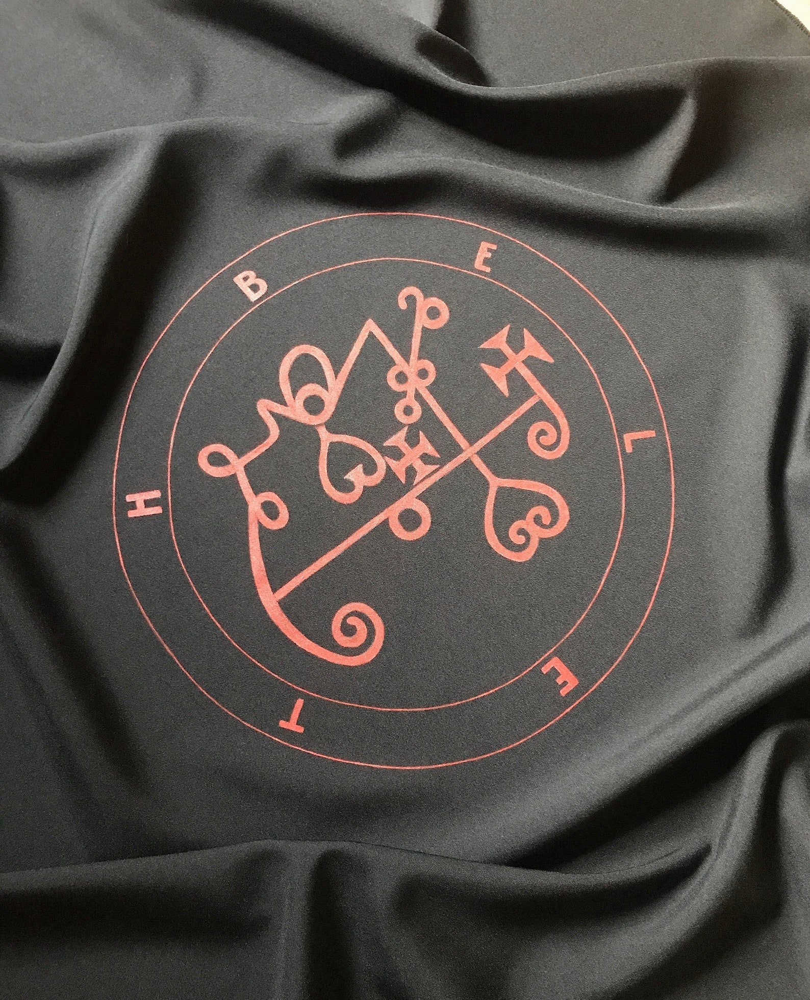 Beleth Occult sigil table cloth Sigil Altar cloth demon | Etsy