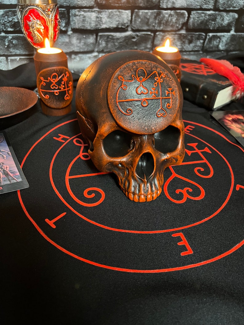 Goetia 72 Demons Altar Skull - Etsy
