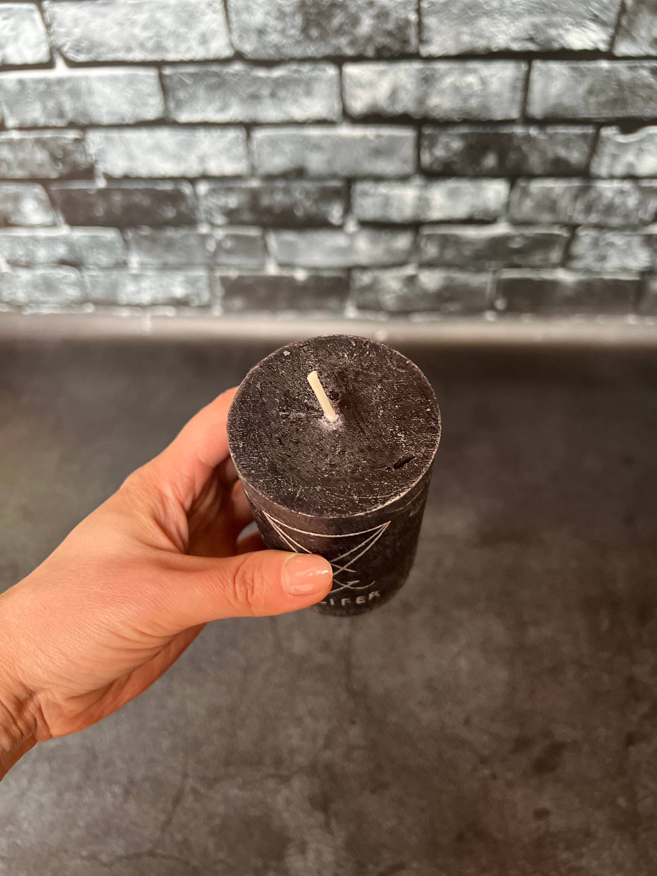 Lucifer Candle Lucifer Altar Tool Witch Home Decor Occult - Etsy