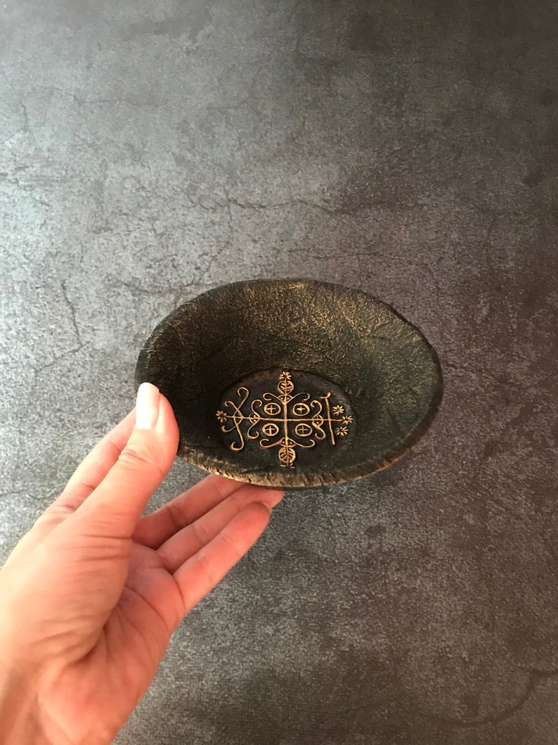 Papa Legba Offering Bowl Voodoo Symbol Ritual Altar Tool - Etsy