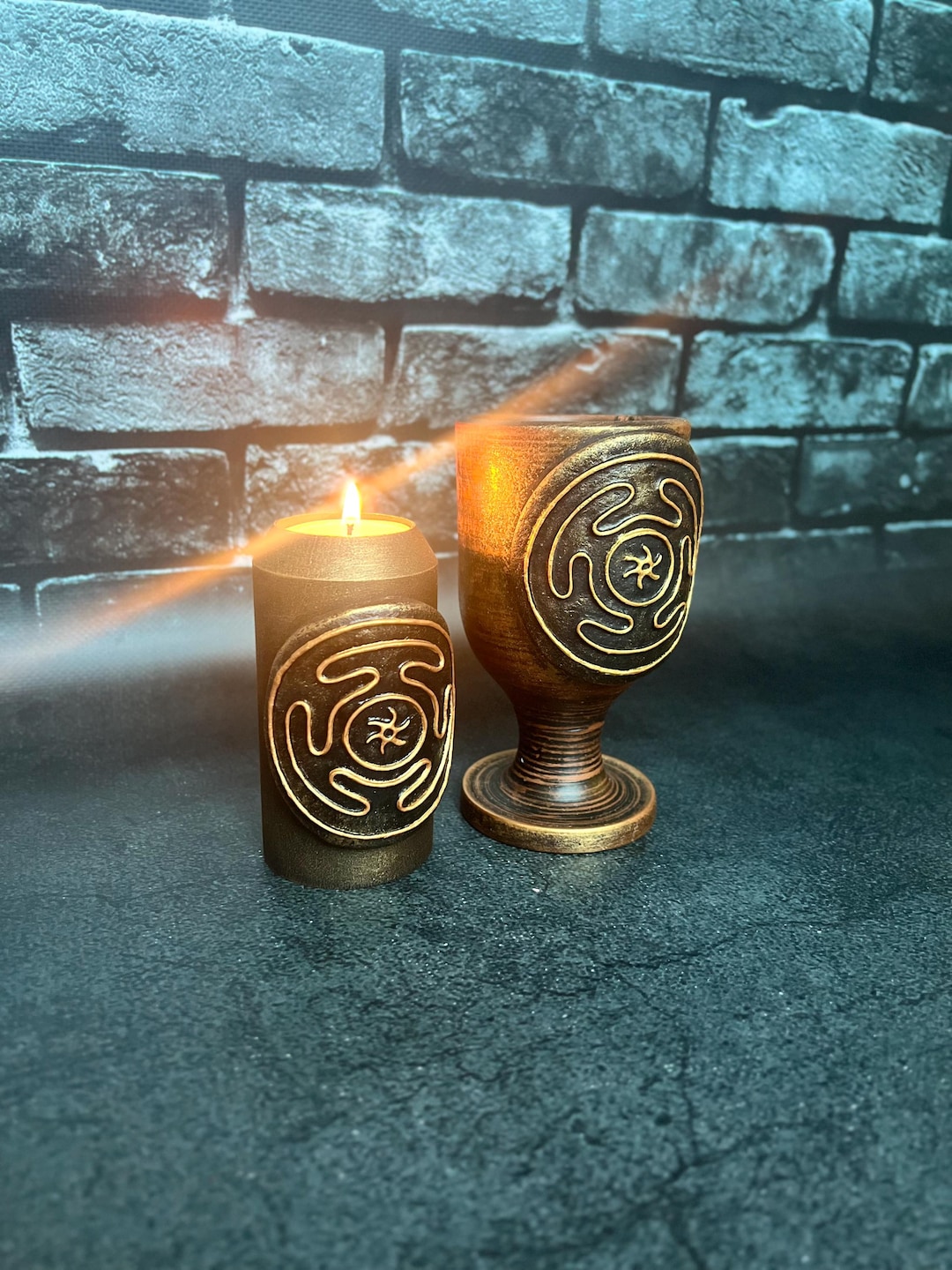 Hecate Goddess SET Triple Goddess Altar Ritual Tool Witch Decor ...