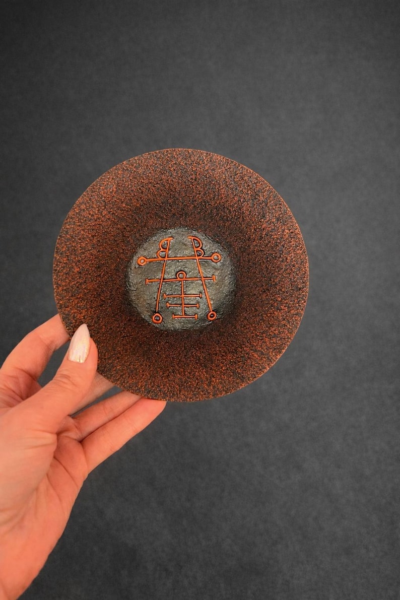 Ipos Sigil Goetia Lesser Key Solomon Plate - Etsy