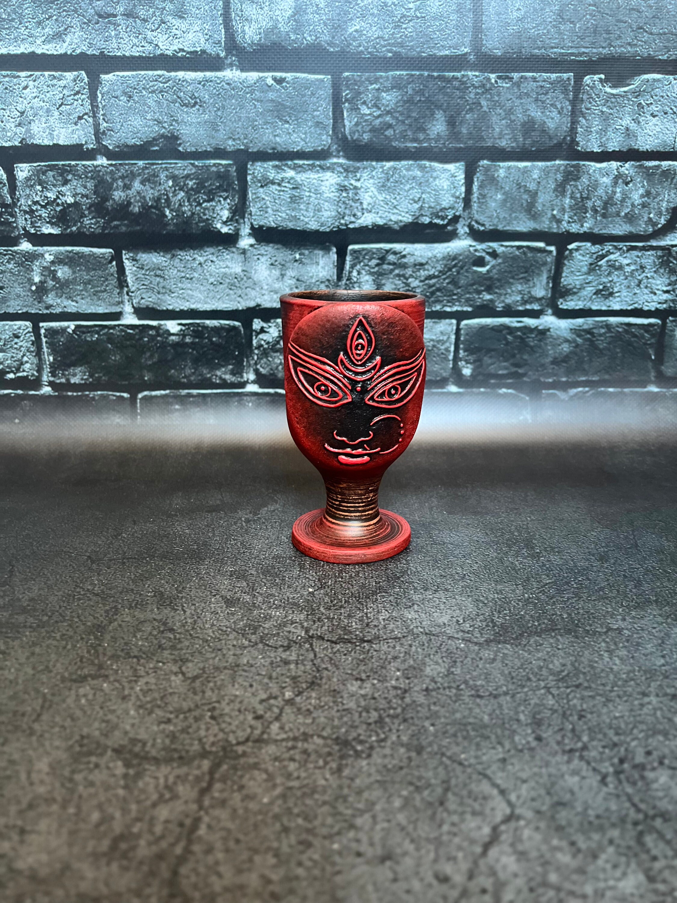 Kali Hindu Goddess Kalima Altar Ritual Goblet - Etsy