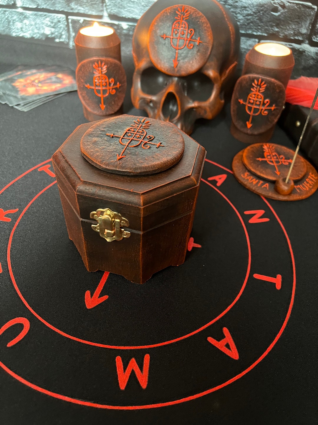 Santa Muerte Box Death Altar Santa Muerte Sigil Altar Tool - Etsy